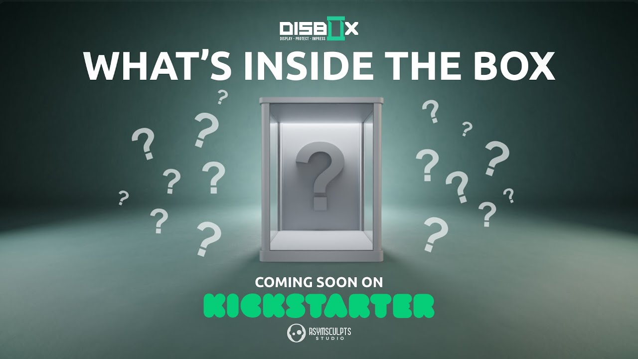 Disbox - 3D Printable Display Box - YouTube