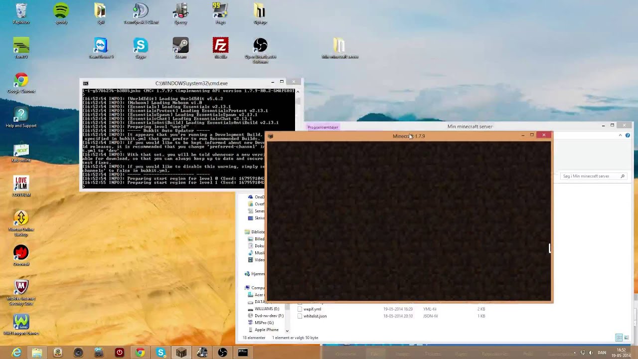 Minecraft server setup Ep. 3 Plugin WorldEdit. Dansk - YouTube