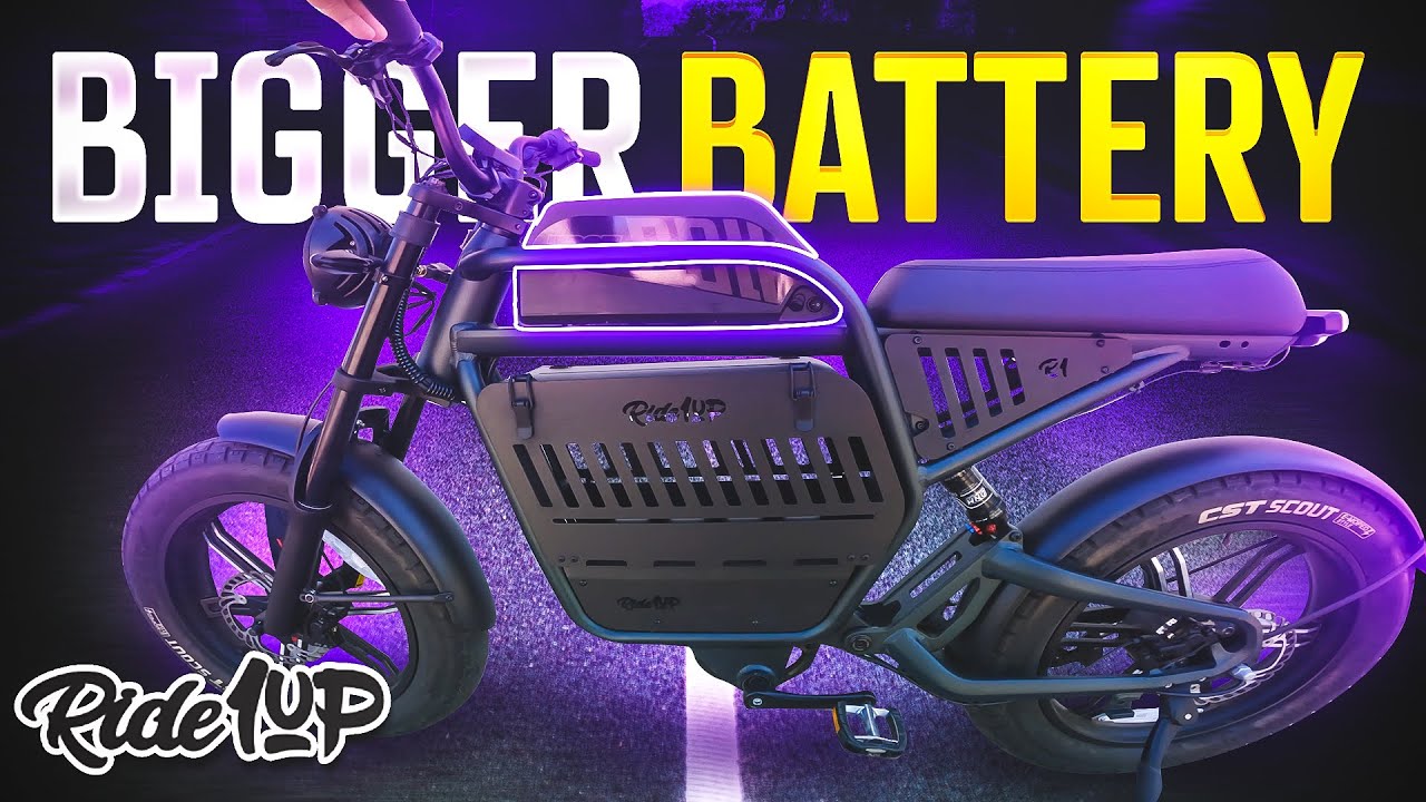 Ride1Up REVV 1 Need more Range? BATTERY UPGRADE - YouTube