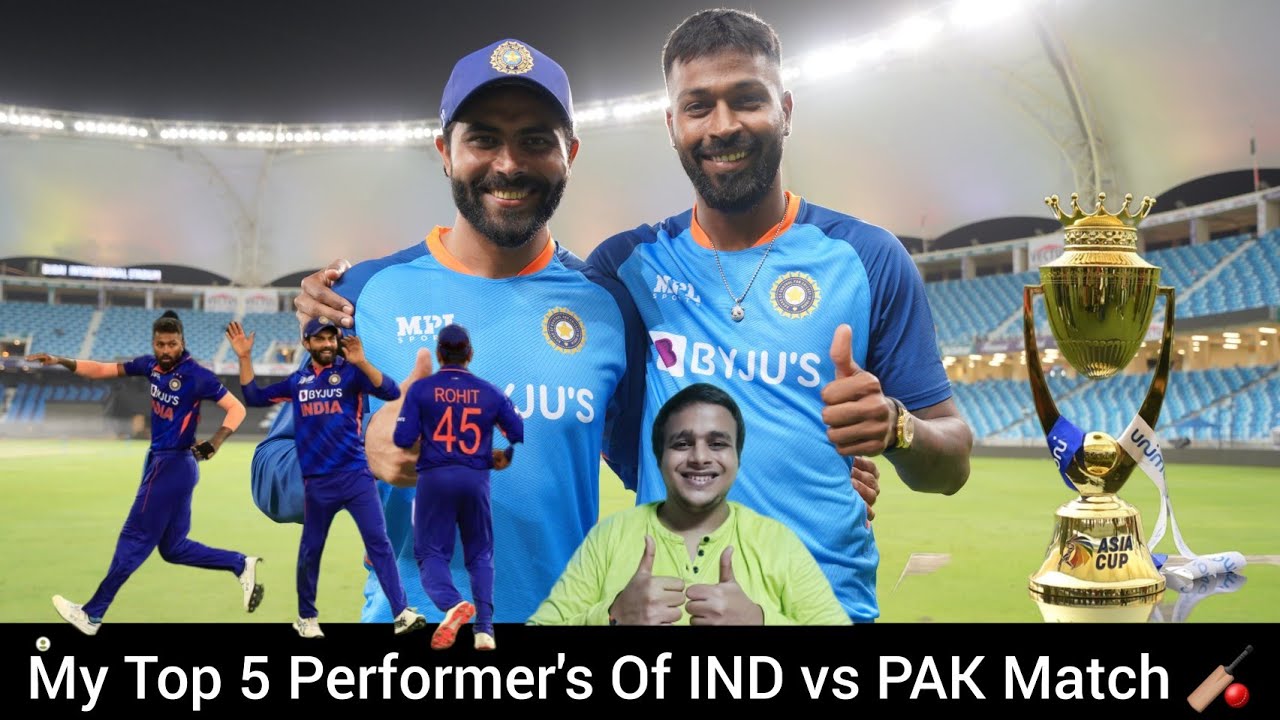 #AsiaCup2022 #INDvPAK || IND won by 5 wickets & here is my top 5 ...