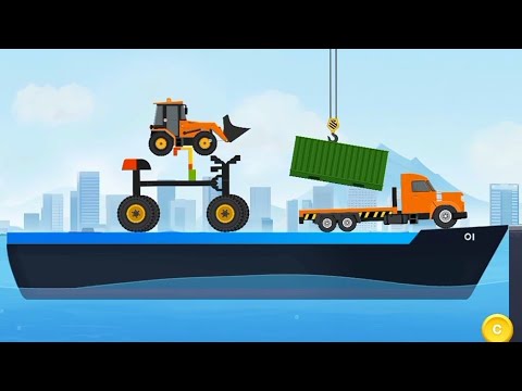 "Teamwork in Action: Heavy Equipment and Cargo Transport Challenge ...