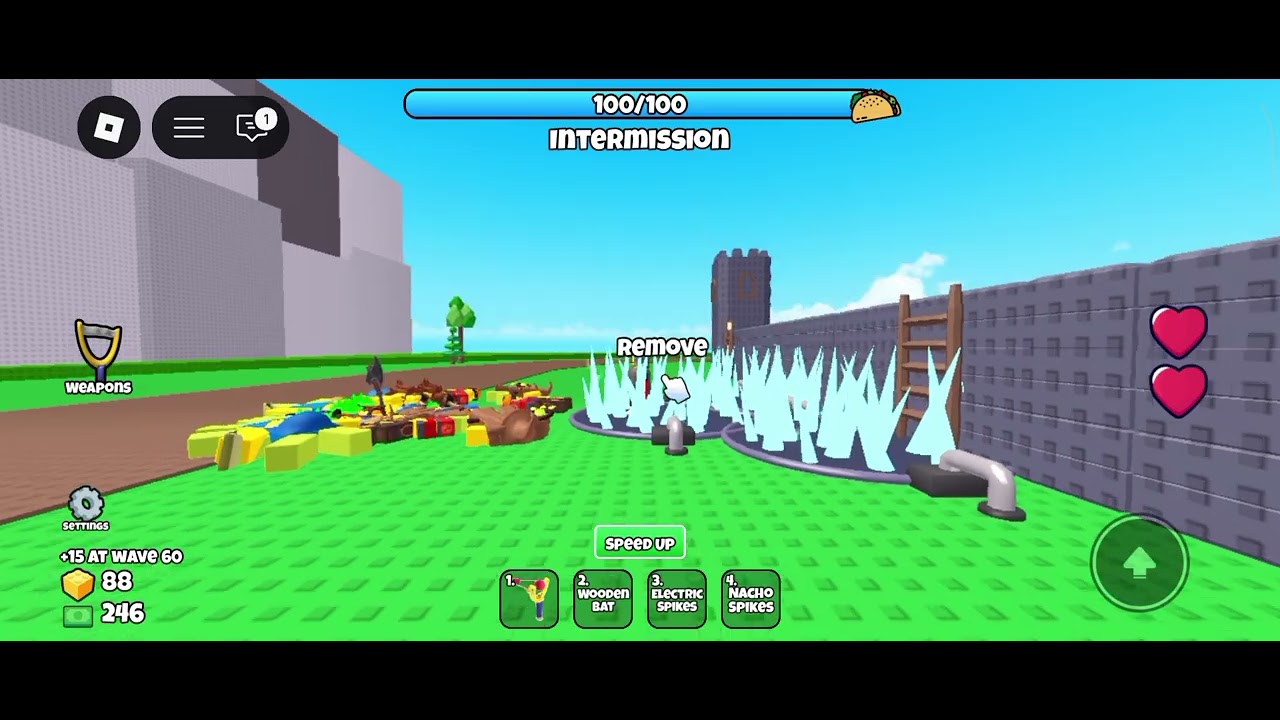 How to defeat wave 150! With Construction Worker In Noob Invaders ...