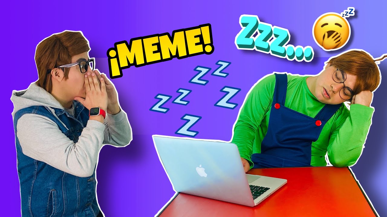 ¡Meme Se Queda Dormido En Su Primera Clase En Linea! / El Compañero ...