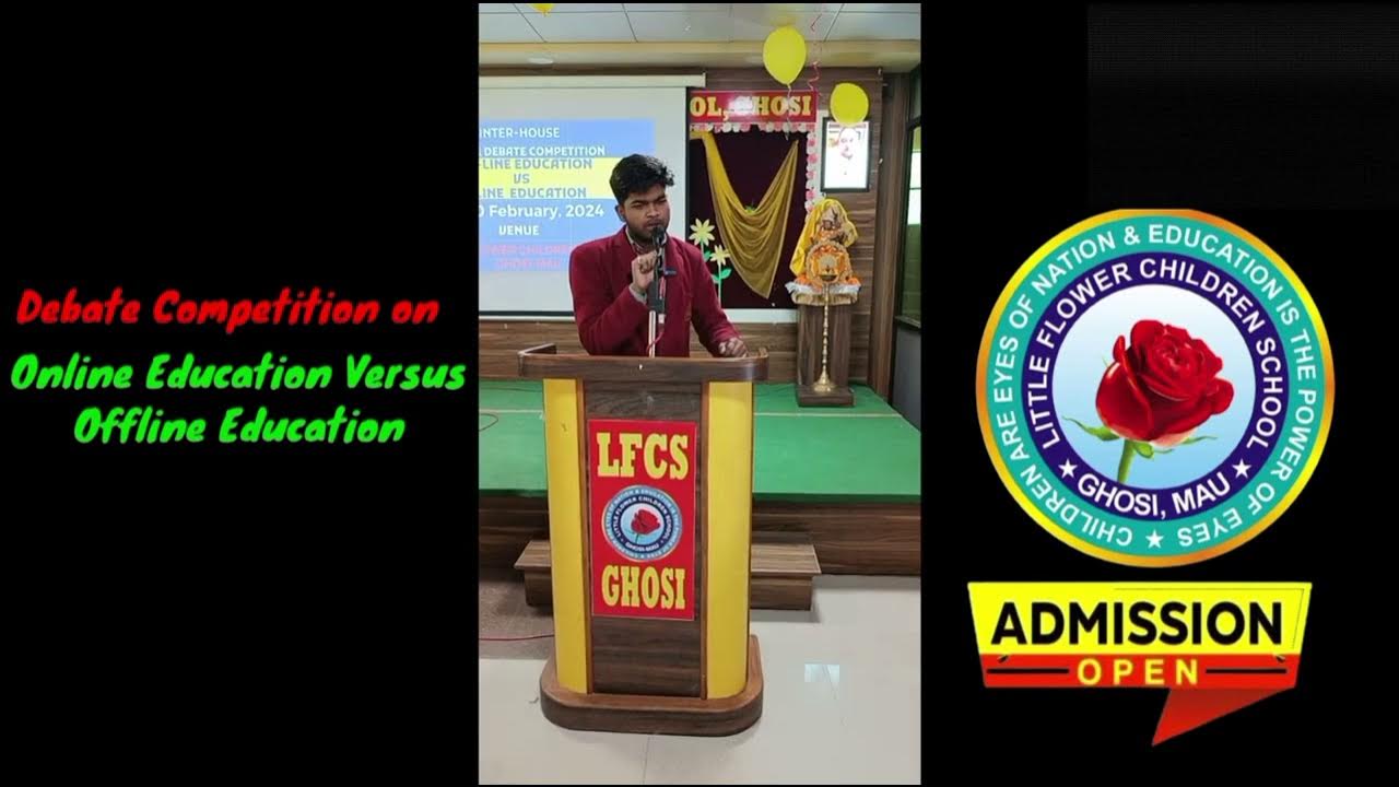 Debate Competition on Online Education Versus Offline Education | # ...