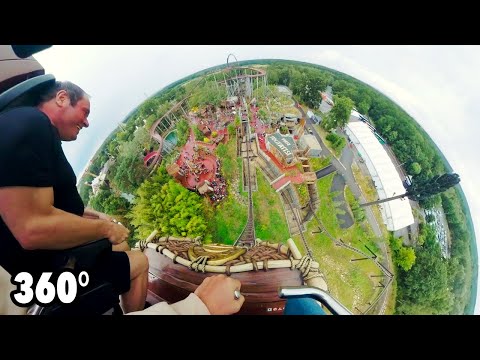 Toutatis (Parc Astérix) - VR ONRIDE - 360° launch roller coaster POV