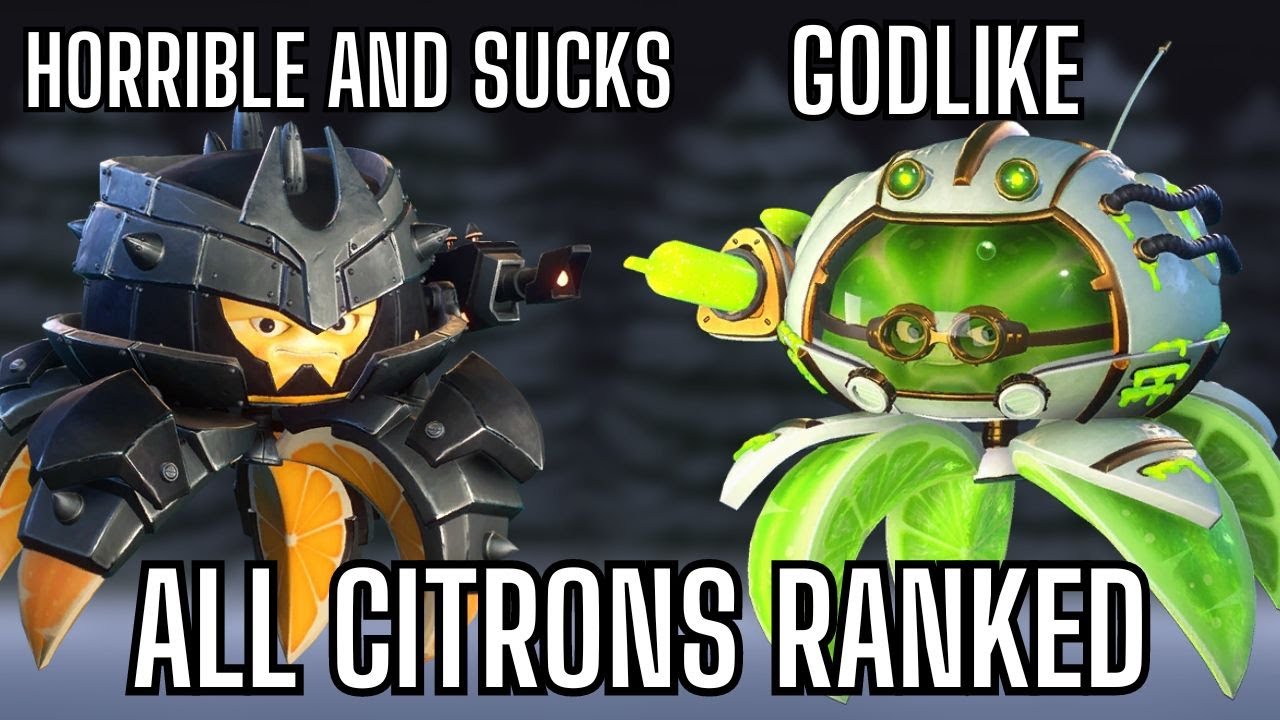 Ranking all CITRONS in PVZ GW2! - YouTube
