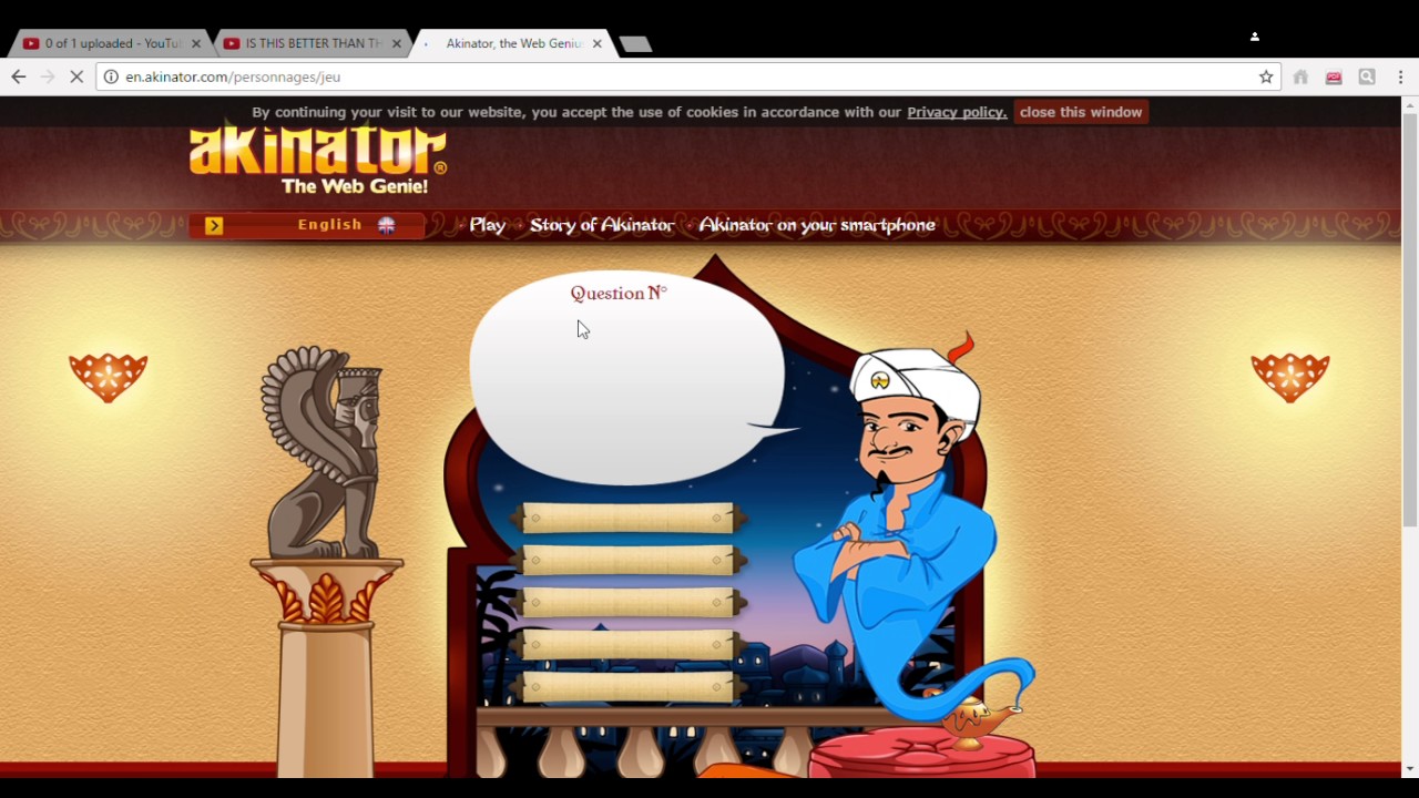 Akinator wierd stalker knows everything!!!! - YouTube