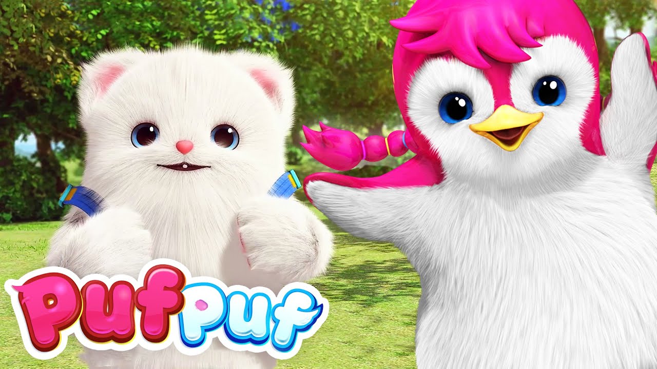 Distracție garantată Puf Puf - 1 ORĂ cu Cântece și Dansuri pentru Copii ...