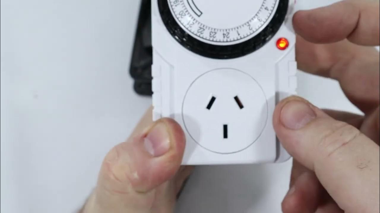 Como programar configurar un temporizador mecanico muy utilizado en ...