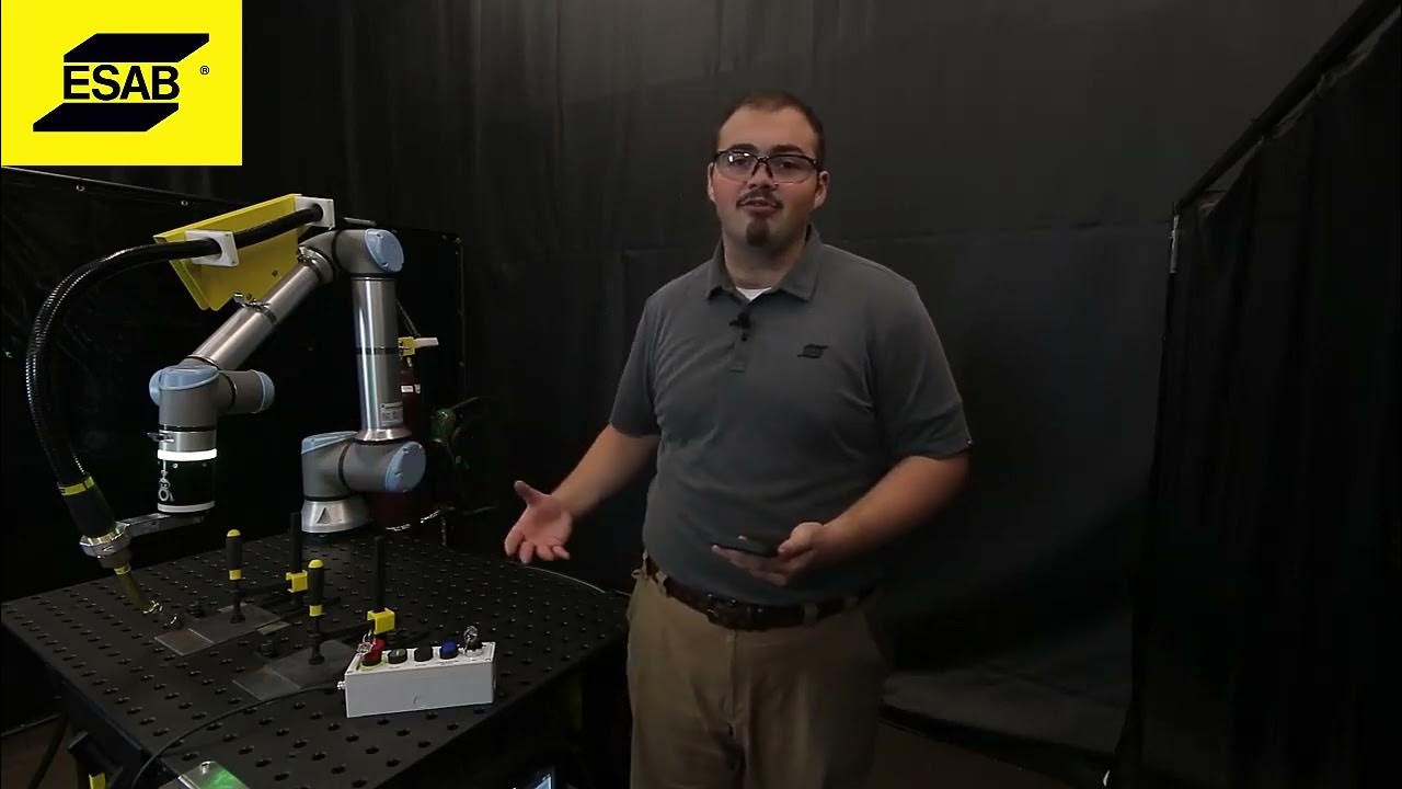 How to Navigate to and Touch Up Points on the ESAB Cobot - YouTube