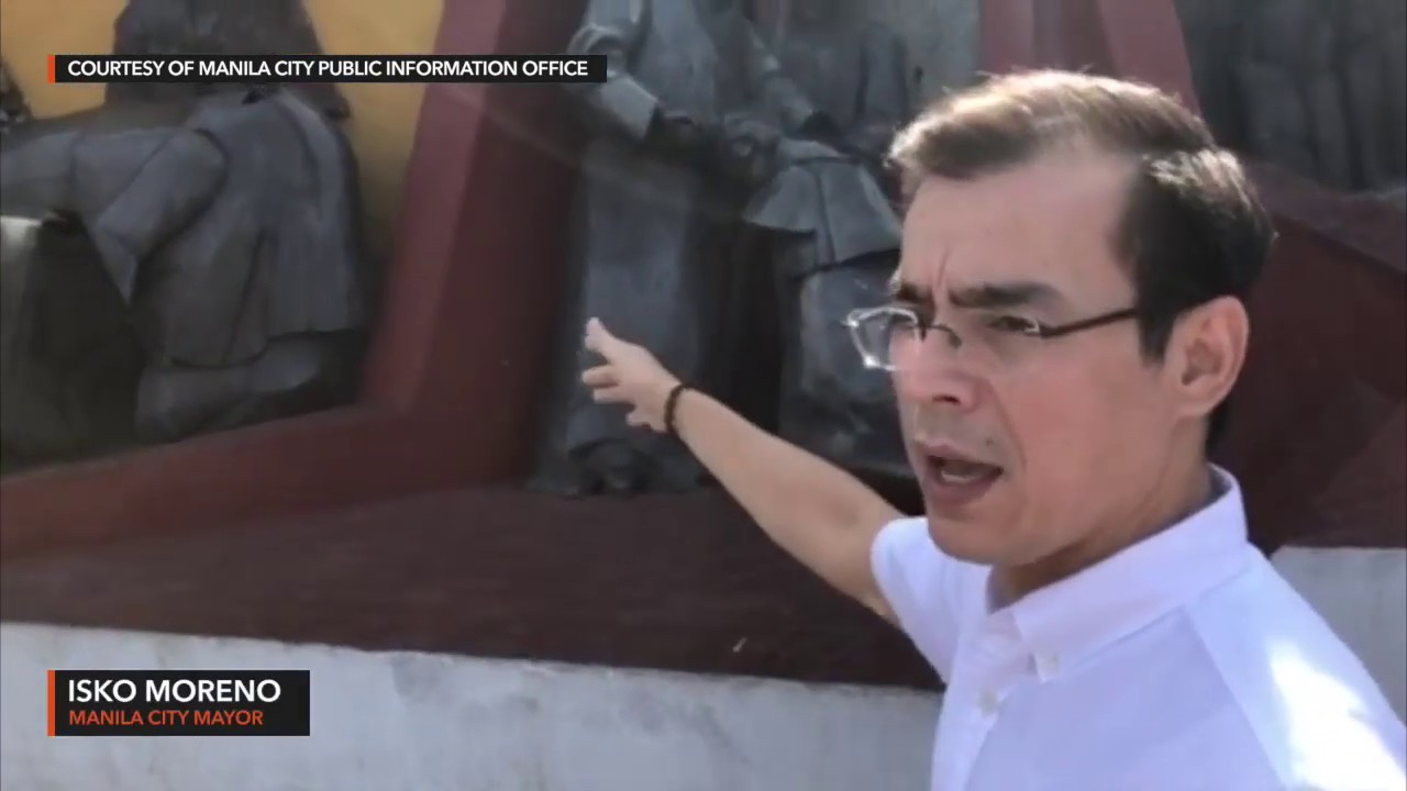 Isko Moreno inspects the Bonifacio Monument - YouTube
