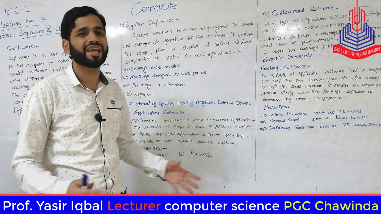 Computer Science ICS Part I Chapter#1(Basic Information System)Lecture ...