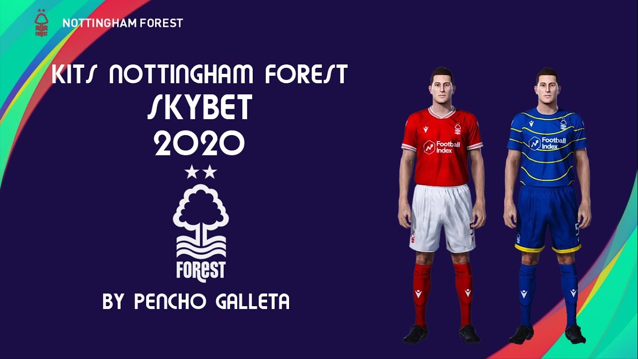 NOTTINGHAM FOREST KITS 2020 / SKY BET CHAMPIONSHIP / PES 2021 / PS4 ...