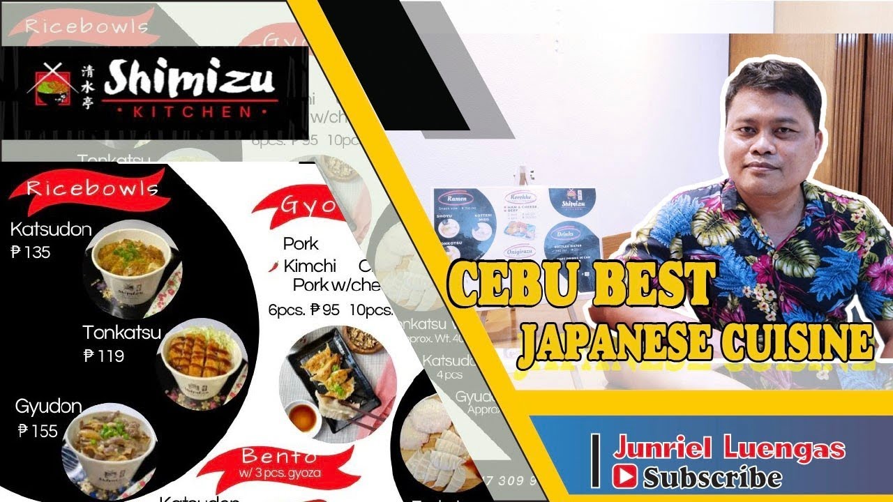 THE BEST JAPANESE FOOD IN CEBU (SHIMIZU KITCHEN, CEBU) | Junriel Luengas - YouTube