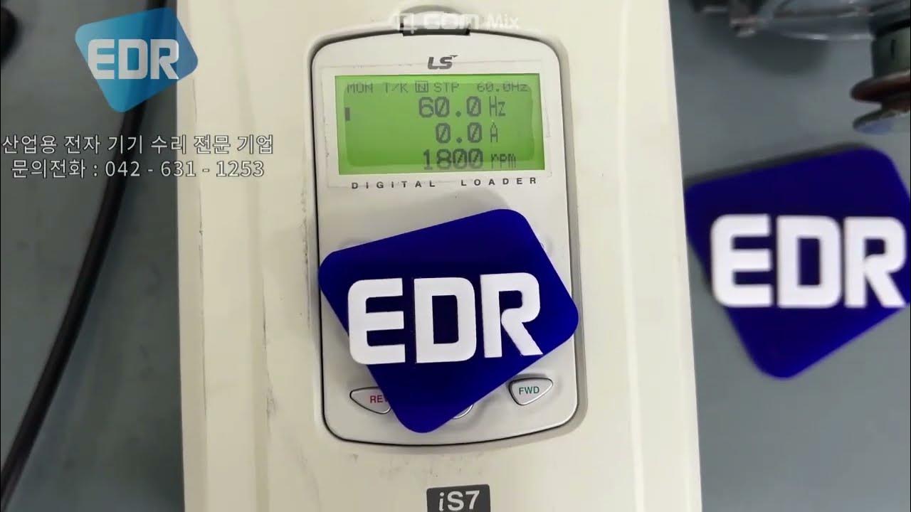 LS iS7 INVERTER SV0037iS7-4NOFD(E) / LS 인버터 수리 완료 테스트 영상 - YouTube