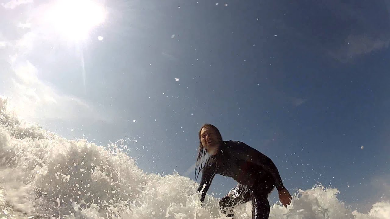 surfing North Los Angeles's county line - YouTube