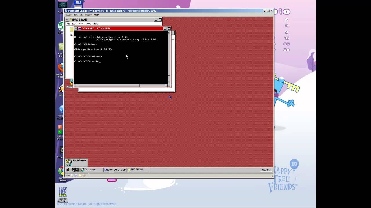 Chicago (Win 95 Pre-Beta) Build 73.mp4 - YouTube
