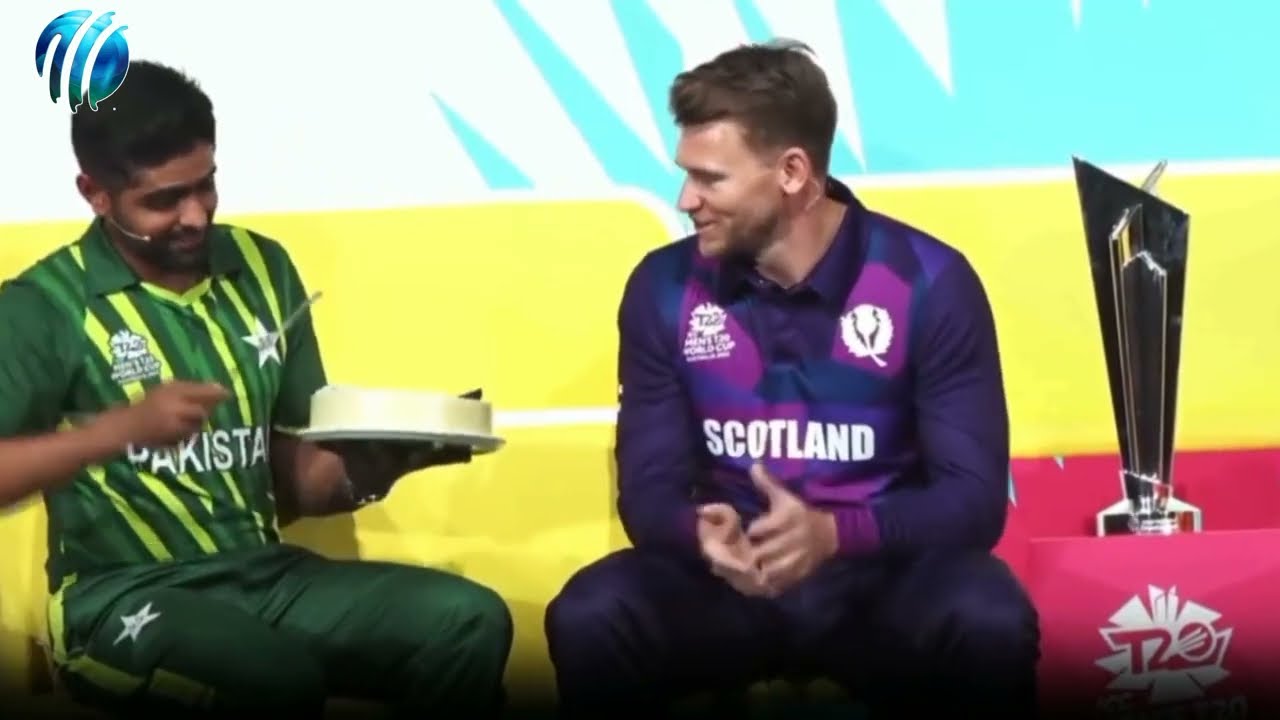 Finch Presents Babar with a Birthday Cake. Babar Azam Birthday ...