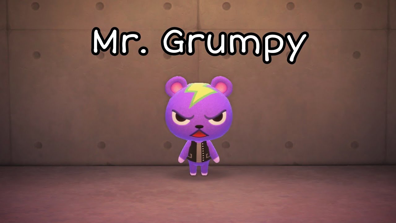 Static being his grumpy self - ACNH - YouTube