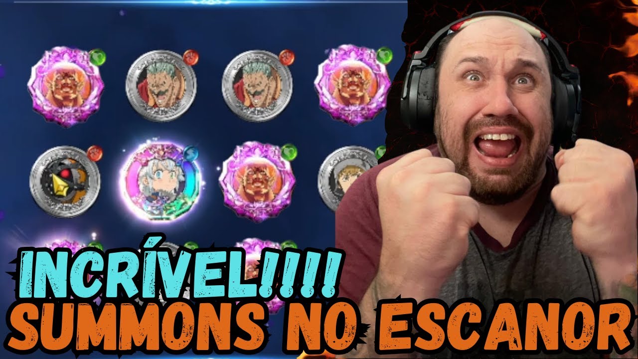 INCRÍVEL!!! SUMMONS PERFEITOS NO ESCANOR SUNSHINE | 7DS | The Seven ...