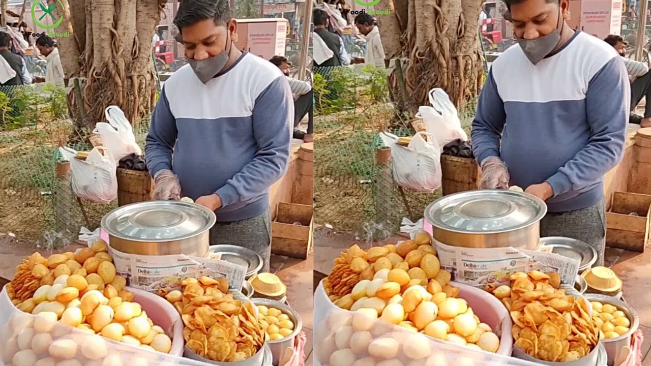 Dahi Golgappa Street Food | Golgappa Chaat | Dahi Puchka | Dahi Puchka ...