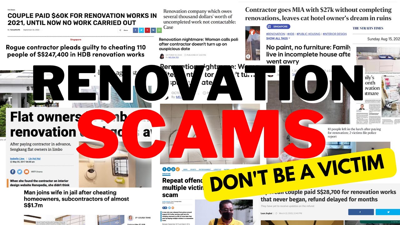 RENOVATION SCAMS! DON'T BE A VICTIM - YouTube