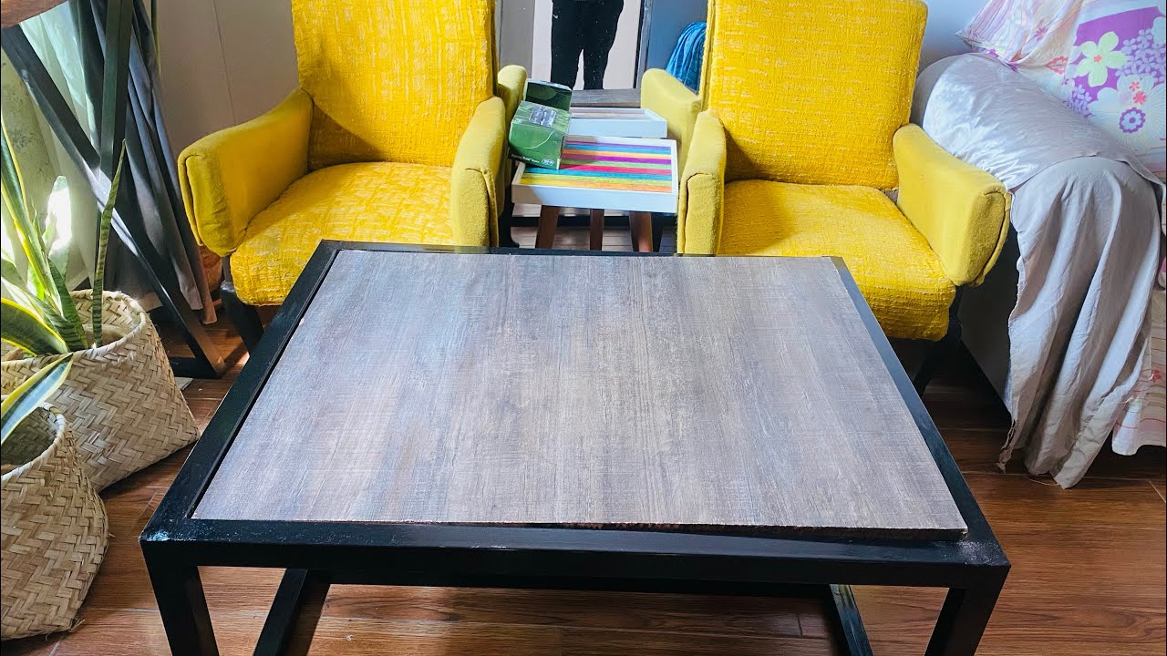 Crafting Your Own TV Lounge Table: Behind the Scenes - YouTube