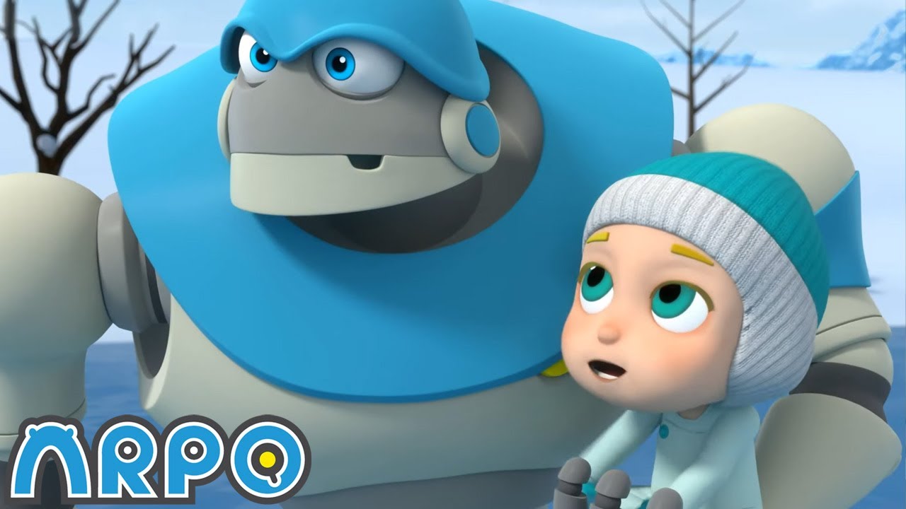 Ice Skating CHAOS!!! | Baby Daniel and ARPO The Robot | Funny Cartoons ...