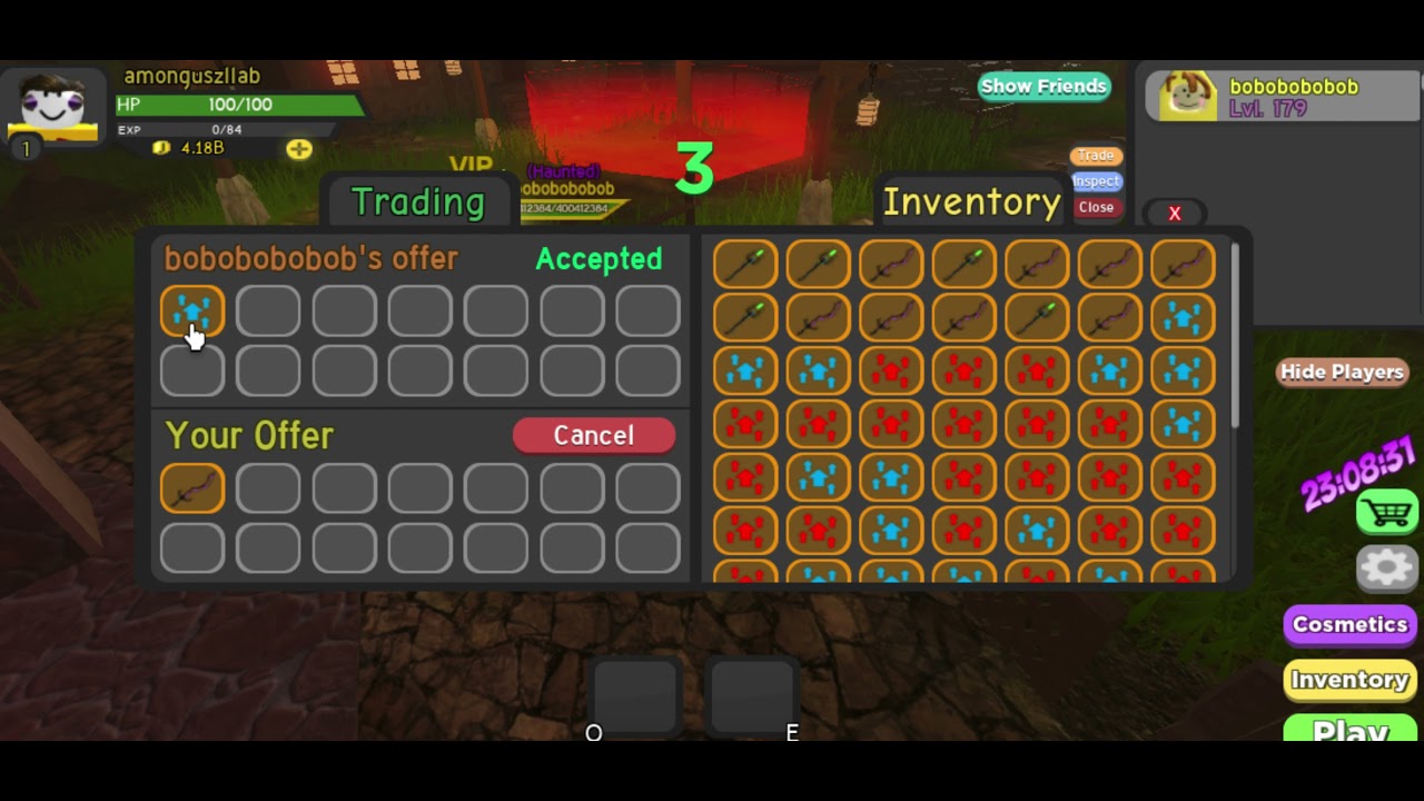 Dungeon Quest Trading 60 - YouTube