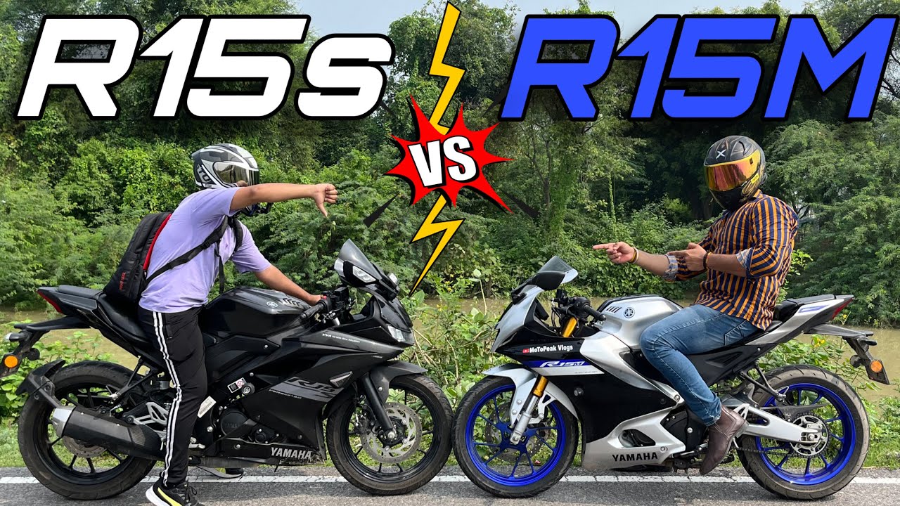 Yamaha r15m 2023 vs r15s v3 comparison 🔥| Drag race till their ...