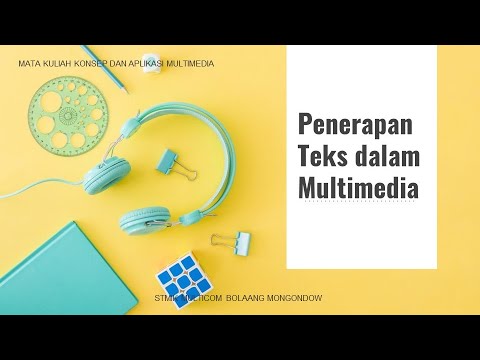 #Matakuliah KAM | Penerapan Teks dalam Multimedia - YouTube