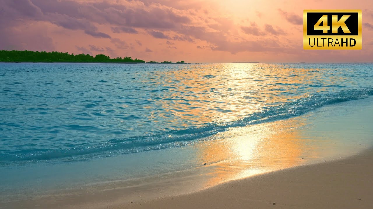 🌊 Relaxing Ocean Waves with Meditation for Anxiety for Stress Relief ...