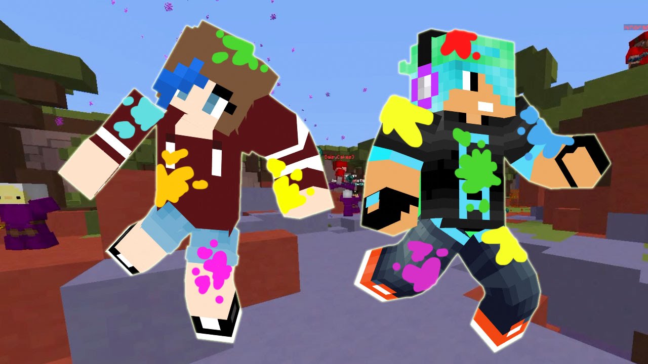 Minecraft / Super PaintBall / Fun Mini Game / Radiojh Games - YouTube