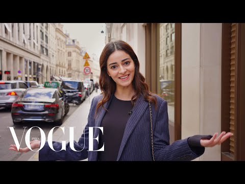 Ananya Panday attends the Chanel show at Paris Fashion Week | On The Road With Vogue