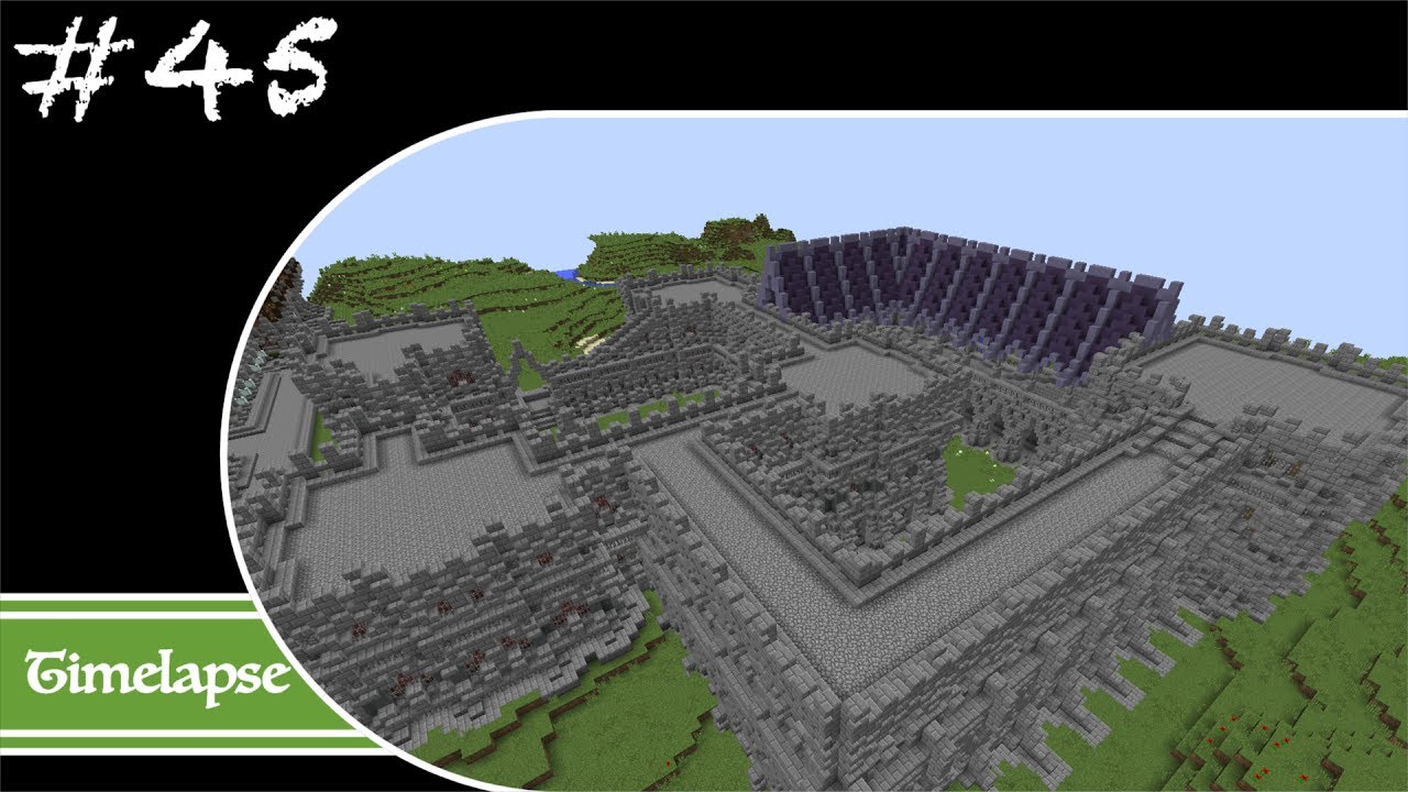Minecraft Let's Build Timelapse - Fantasy - Week 45 - The Fort Walls ...