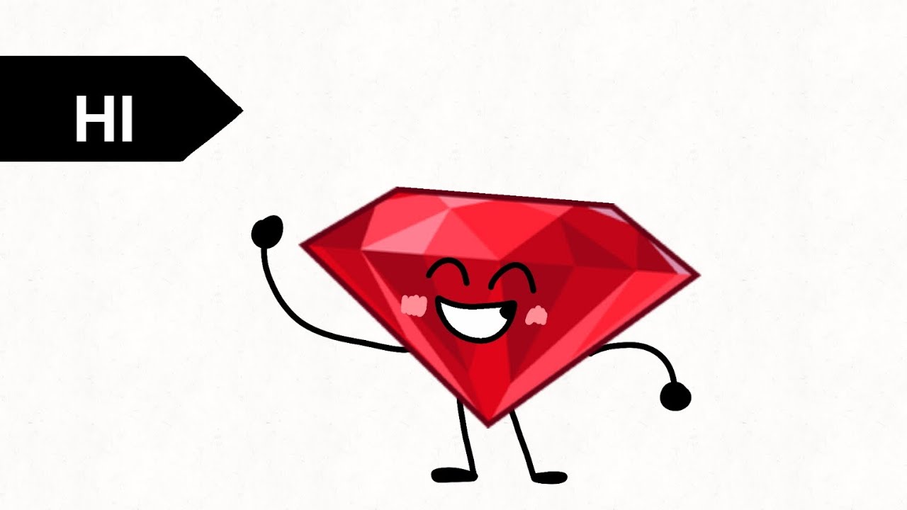 BFDI - Ruby Introduces Herself - YouTube