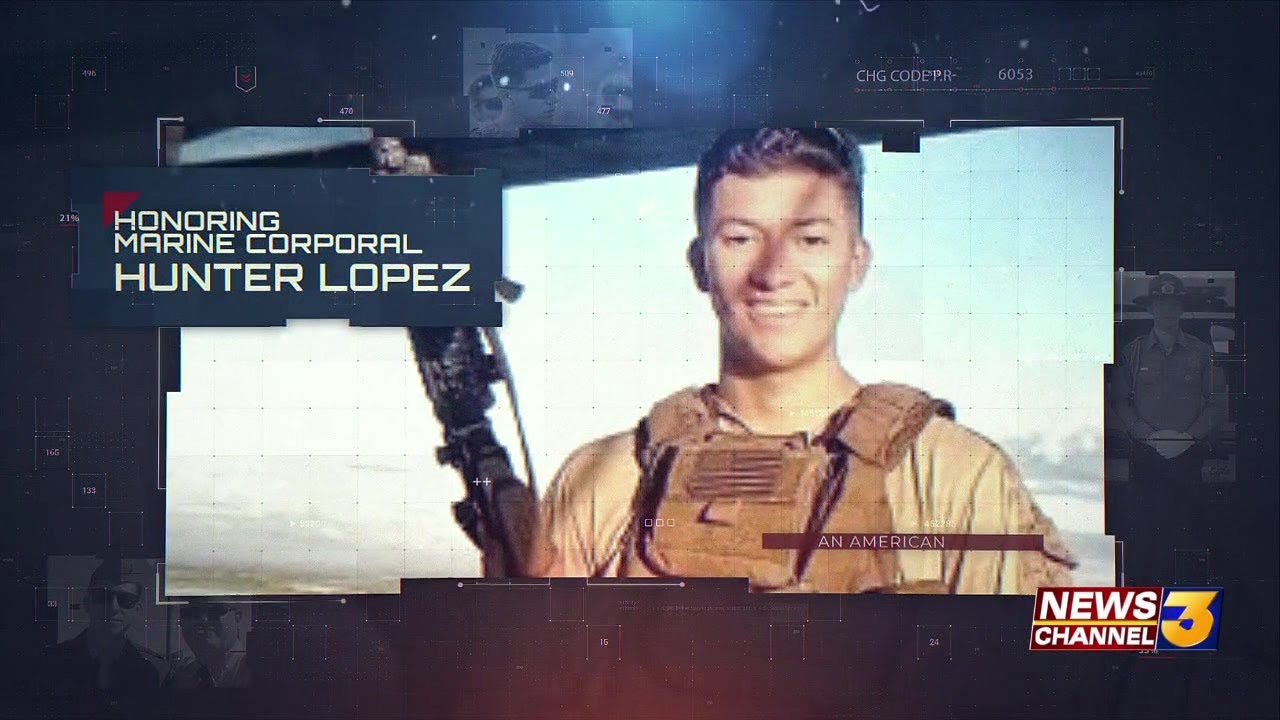 Watch: Celebration of Life service for fallen Marine Cpl. Hunter Lopez ...