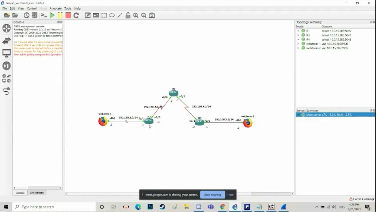 Capture Packet with Wireshark in GNS3 || How to prevent Packet Sniffer ...