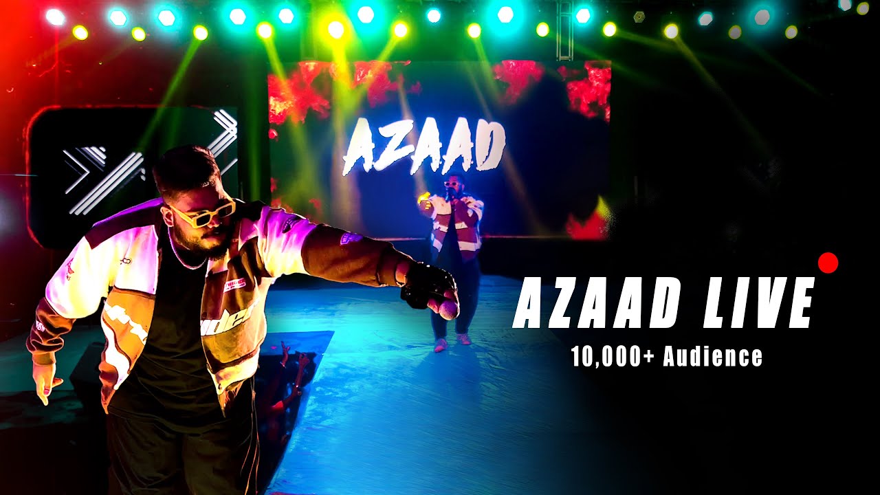 AZAAD SHAIKH LIVE | Infront of 10,000+ Audience! (Aftermovie) - YouTube