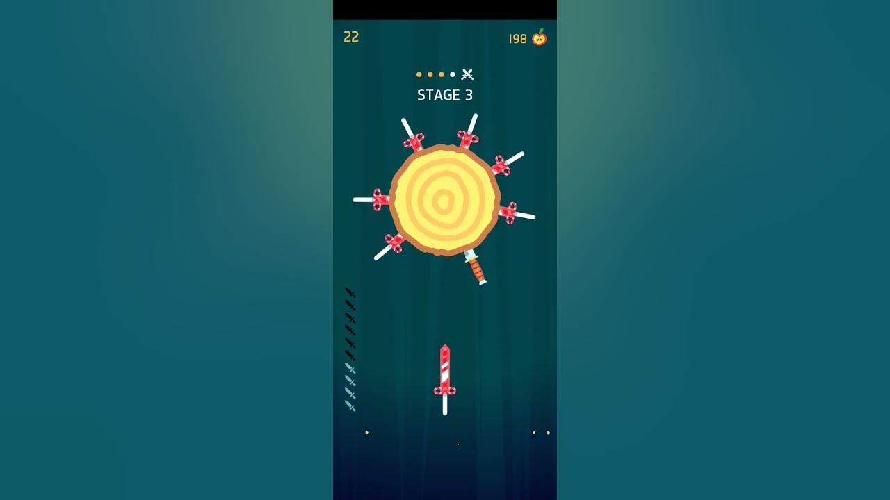 Knife Hit Game Stage 3#shorts - YouTube
