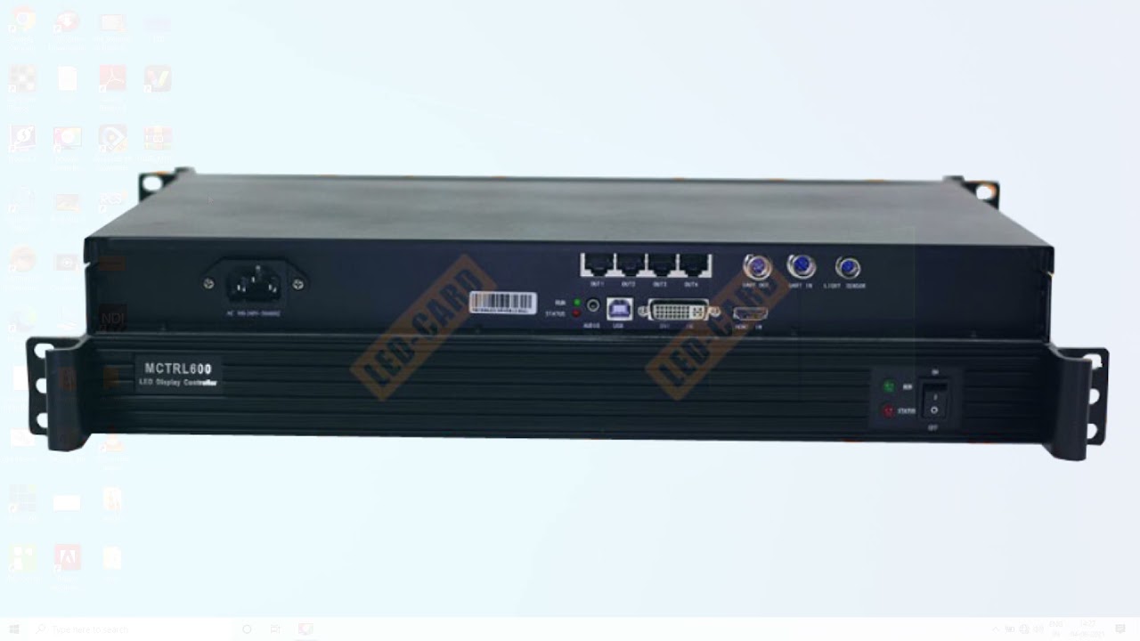 how to update mctrl600 novastar sending card - YouTube