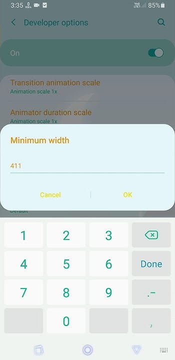 Samsung A52 How To Change DPi - YouTube