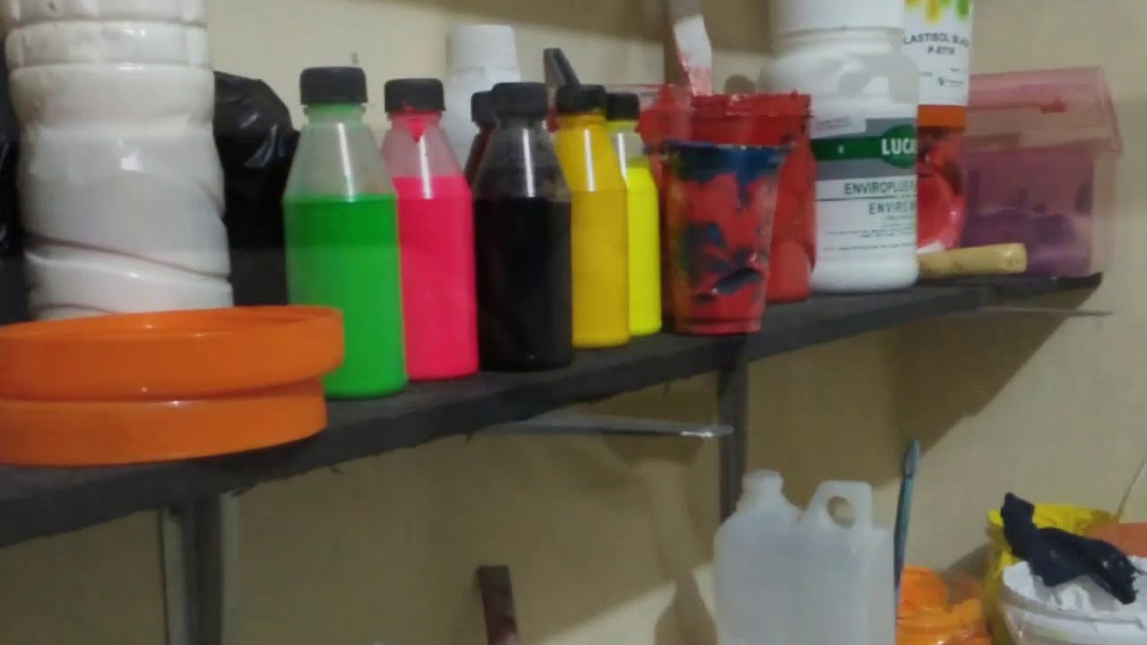 Sablon plastisol dengan meja rell - YouTube