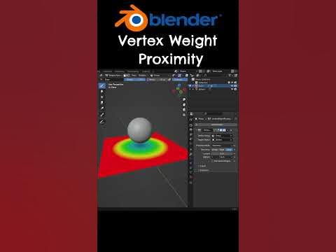 Blender Vertex Weight Proximity #blender3d #blendertutorial #shorts #3d - YouTube
