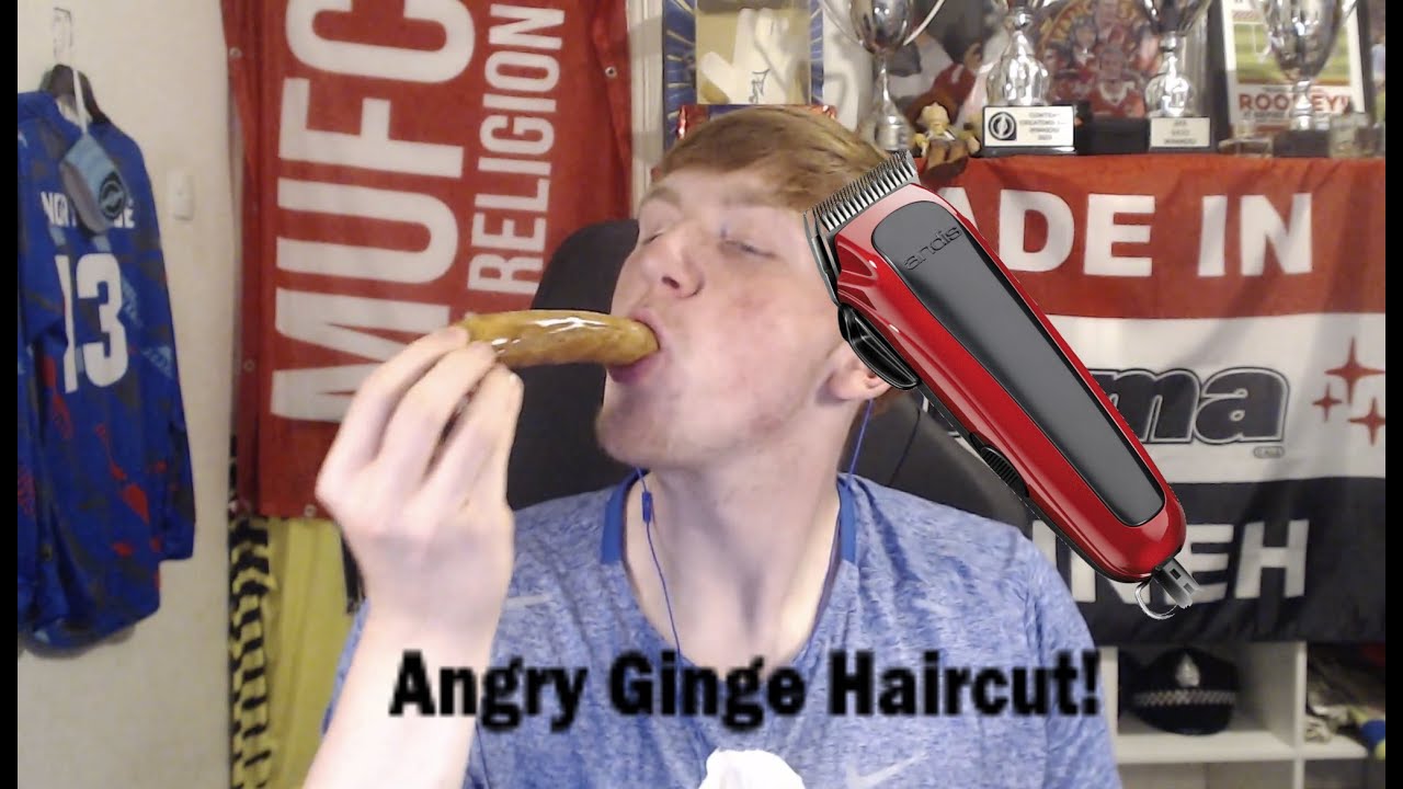 HOW TO DO A TAPER FADE HAIRCUT! ON ANGRY GINGE! - YouTube