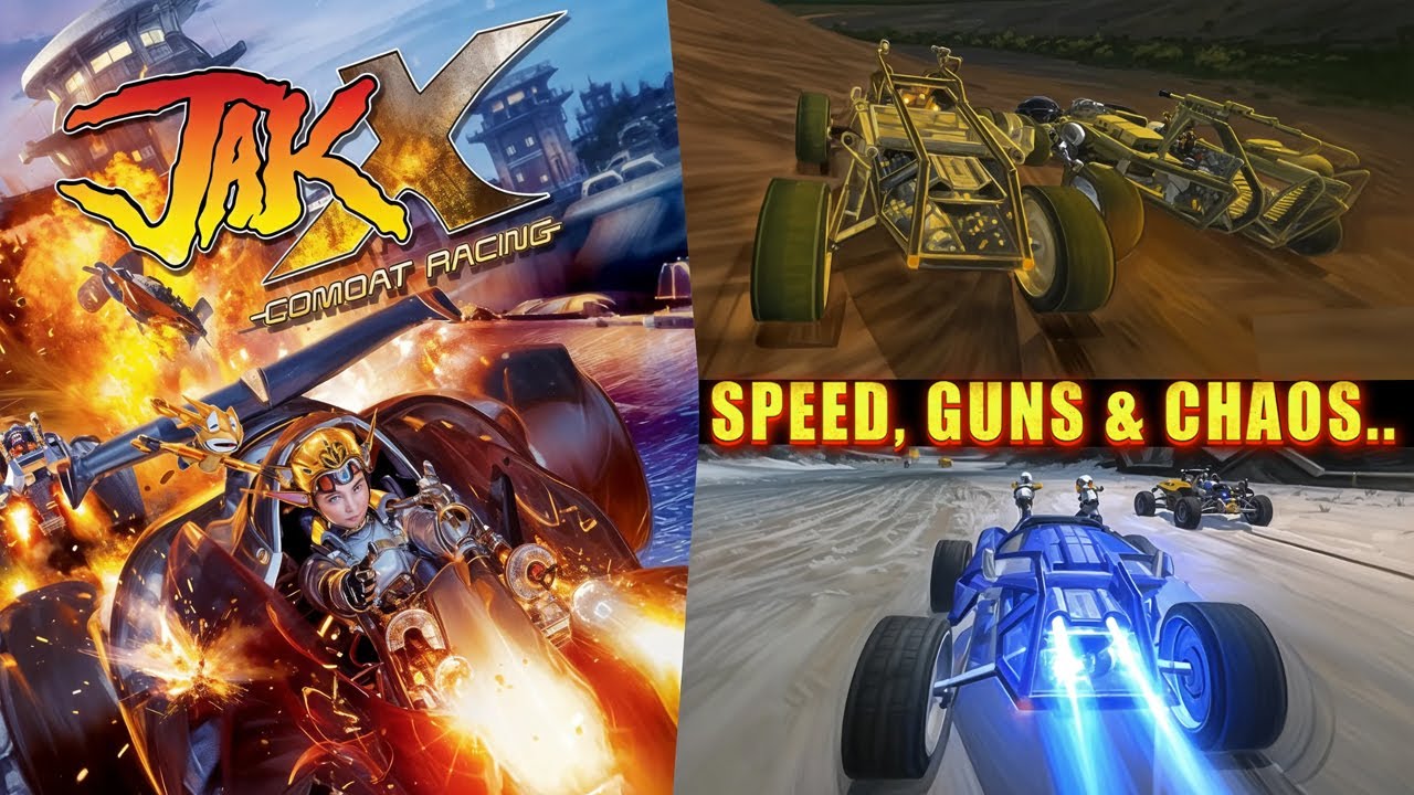 The Wild Child of Racing Games - Jak X: Combat Racing Gameplay Retro ...