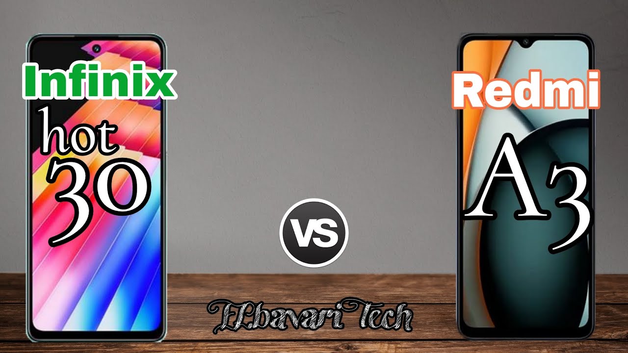 مقارنة بين Redmi A3 و Infinix Hot 30 من الافضل - YouTube
