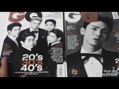 SHINee Magazine GQ [UNBOXING] - YouTube