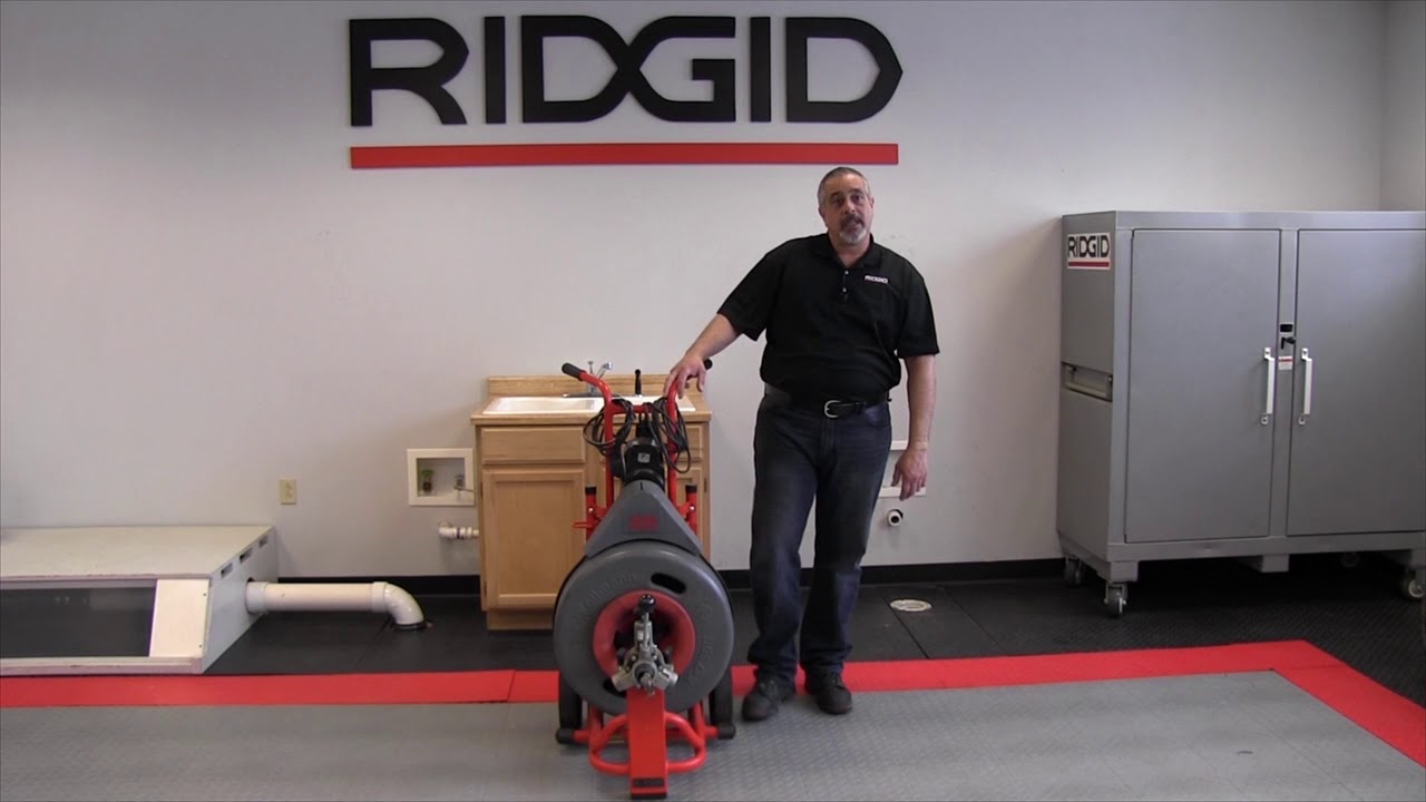 Meet The RIDGID® K7500 Professional Drain Cleaning Machine - YouTube