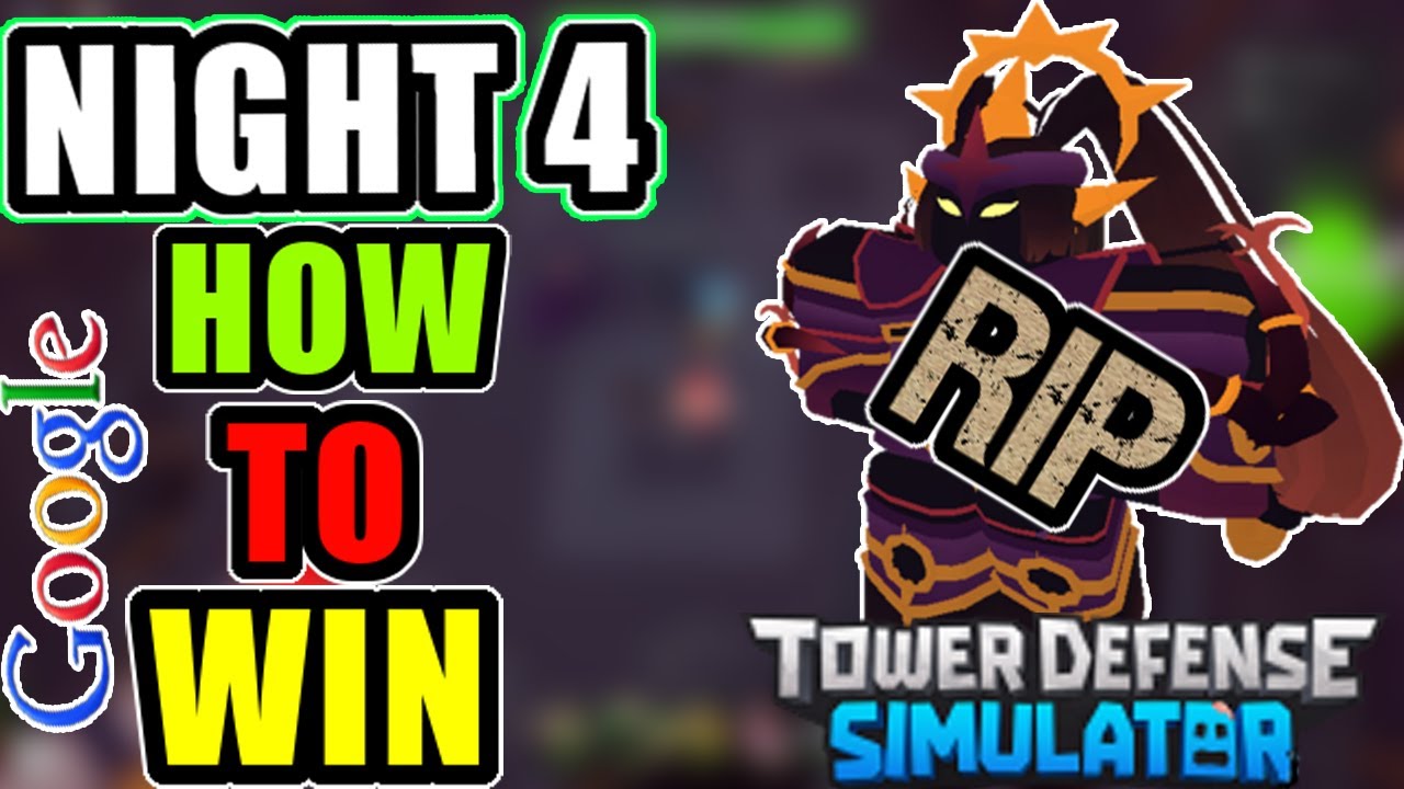 TDS Solar Eclipse - Night 4 Winning Strat! Tower Defense Simulator ...